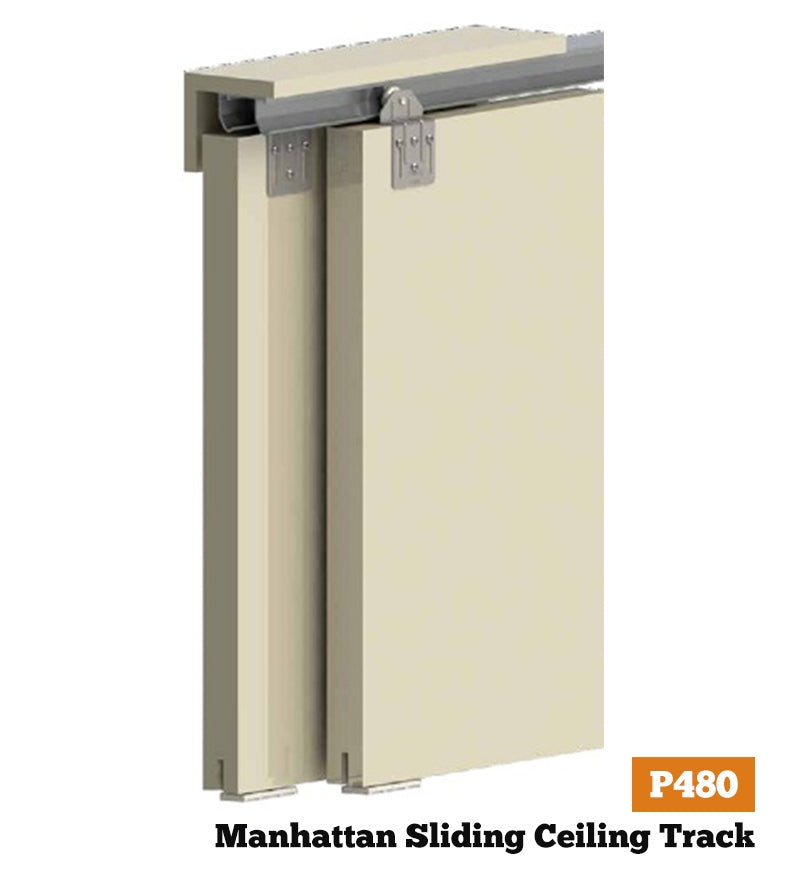 Manhattan P480 - Sliding Ceiling Track – The Doorshed